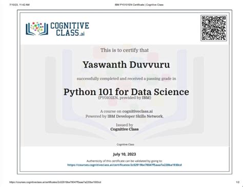 Yaswanth Duvvuru On Linkedin Pythonfordatascience Ibm Ibmskillsbuild Ibmdatascience