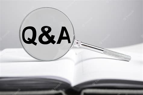 Premium Photo Qna Q And A Concept Questions And Answers On Book