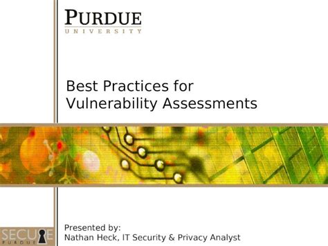 Ppt Best Practices For Vulnerability Assessments Dokumentips