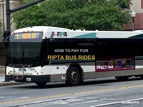 How To Pay For Ripta Bus Rides Shunauto