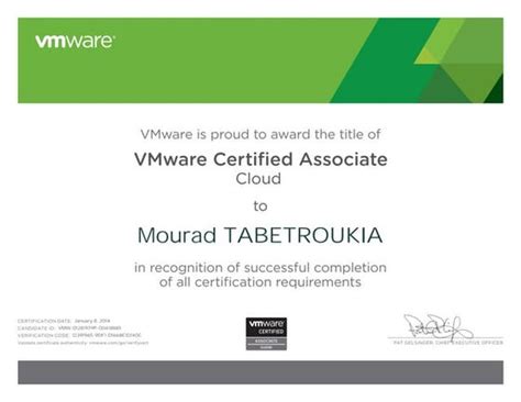 Vmware Assosiate Certificate Ppt