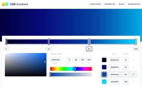 直感的な操作でcssグラデーションのコードが生成できるwebサービス「css Gradient」 Techmemo