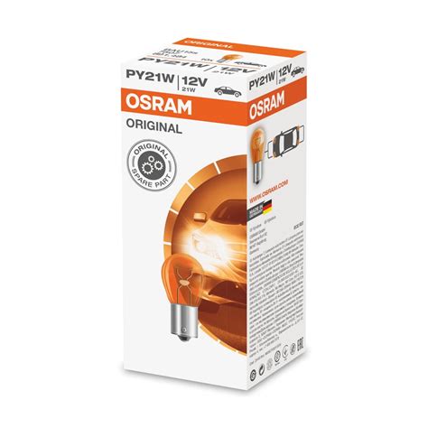 10PK - Osram 7507 PY21W 12V BAU15s ORIGINAL High-Performance Automotive ...