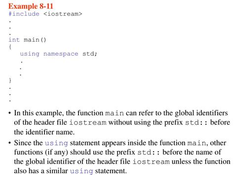 Ppt Chapter 8 User Defined Simple Data Types Namespaces And The String Type Powerpoint