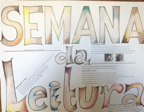 Semana Da Leitura 24 A 28 De Abril