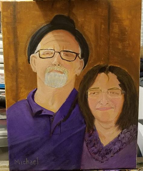 Wayne And Danielle Oil On Canvas 11x14 First Commission Sold Sale Artwork Oil On Canvas Artist