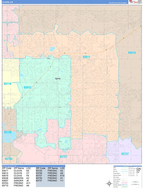 Map Of Fresno And Clovis