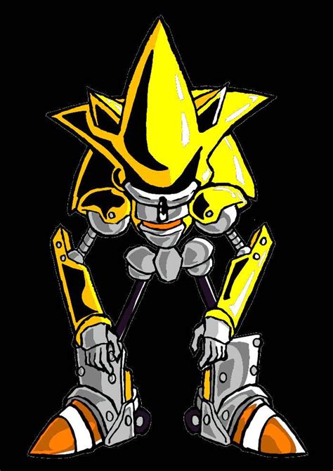 Super Mecha Sonic Super Turbo Mecha Sonic By Mechasonicsuperfan On