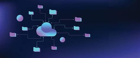 Cloud Technology Futuristic And Innovation Networking Technology Modern Futuristic Design