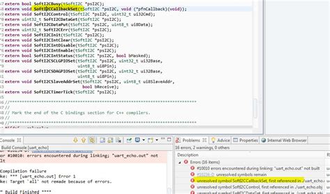 关于ccs的unresolved Symbols Remain问题 其他微控制器论坛 其他微控制器 E2e™ 设计支持
