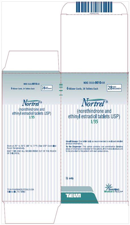 Nortrel 135 Package Insert Prescribing Information