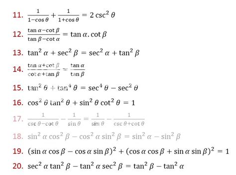 Trigonometric Identities Exercises Part 2 « Maths Master