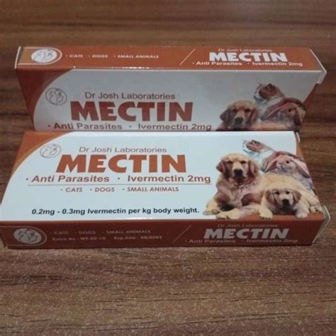 Jual Mectin Obat Anti Parasites Hewan 1 Box Isi 20 Tablet Di Seller