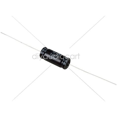 10uf 100v Electrolytic Non Polarized Crossover Capacitor Diyaudiocart