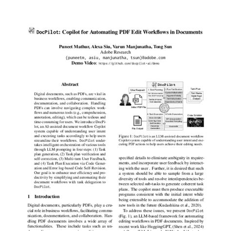 Docpilot Copilot For Automating Pdf Edit Workflows In Documents Acl Anthology