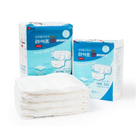 라이프업 성인용기저귀 대형 특대형 매직테이프형 1박스 40매 온채널