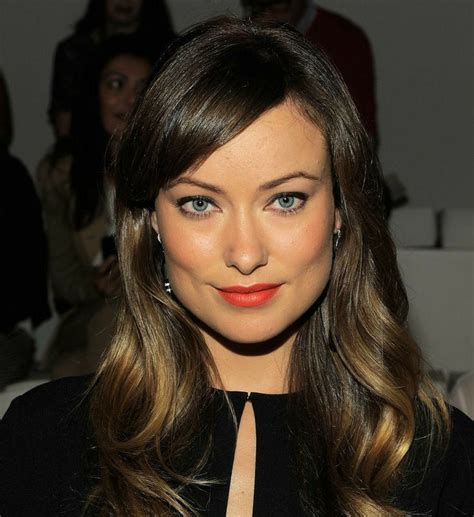 Brunette Blonde Highlights Olivia Wilde Bangs Olivia Wilde Balayage