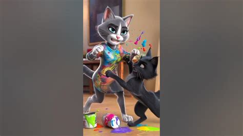 Sleek Female Cat With Full White Fur And Friendly Features