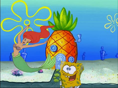 Spongebob Meets Ariel By Spongebobnintendo20 On Deviantart