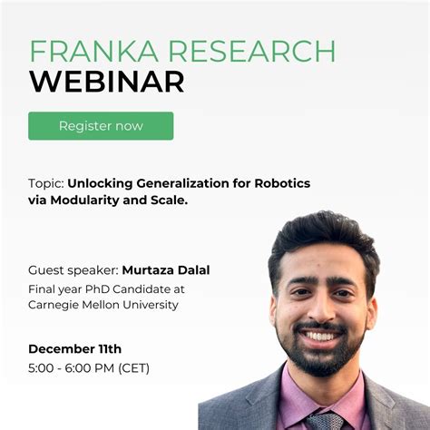 franka robotics on linkedin webinar robotics modularity