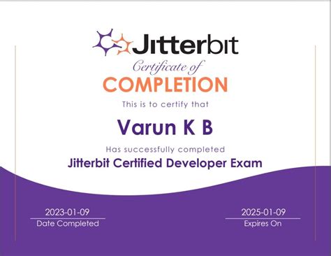 Varun K B On Linkedin Developer Jitterbitcertified Jitterbit