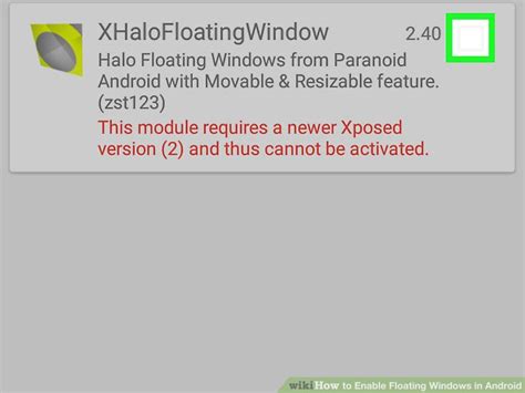 how to enable floating windows in android 14 steps