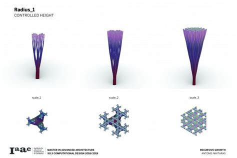 recursive growth bifurcation structures conceived as branching columns iaac blog