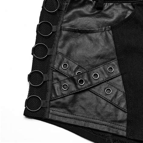 Black Punk Shorts