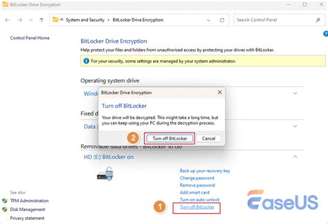 BitLocker On External Hard Drive Decrypt Without Recovery Key
