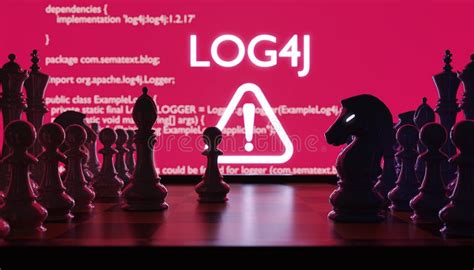 Cyberspace And Security Log4j Stock Illustration Illustration Of