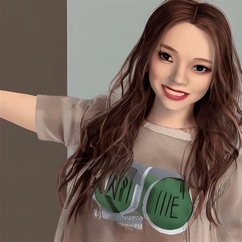 April A Cute 3d Young Woman · Creative Fabrica
