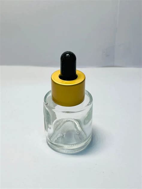 20ml Clear Flat Shoulder Glass Bottle For Cosmetics At ₹ 7piece In