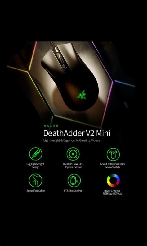 Razor Deathadder V2 Mini Computers And Tech Parts And Accessories Mouse