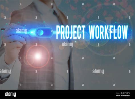 Handwriting Text Writing Project Workflow Conceptual Photo Series Of