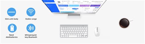 Cimetech Wireless Bluetooth Keyboard Ultra Slim Silent Portable Mini Keyboard For Ipadtablet