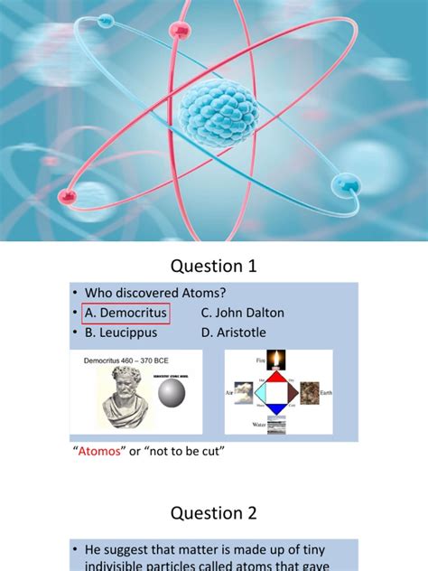 Atomic Structure Questions Pdf Atoms Electron