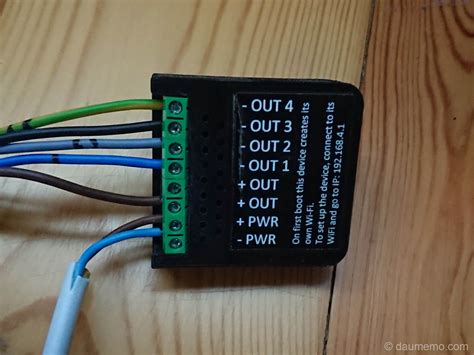 DIY ESP LED Strip Controller Channel V Daumemo