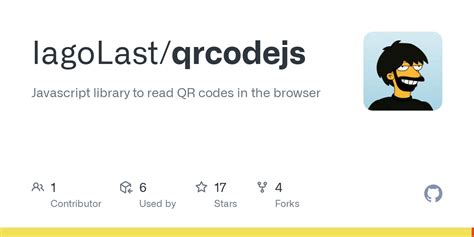 Github Iagolastqrcodejs Javascript Library To Read Qr Codes In The Browser