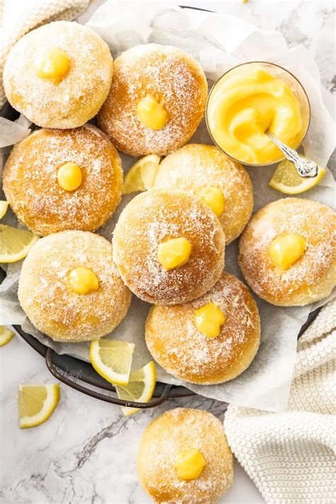 Lemon Filled Donuts Lemon Donuts Sugar Salt Magic