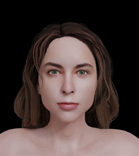 3d Model Riley Reid Rigged Vr Ar Low Poly Cgtrader