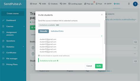 How To Create A Course Sendpulse