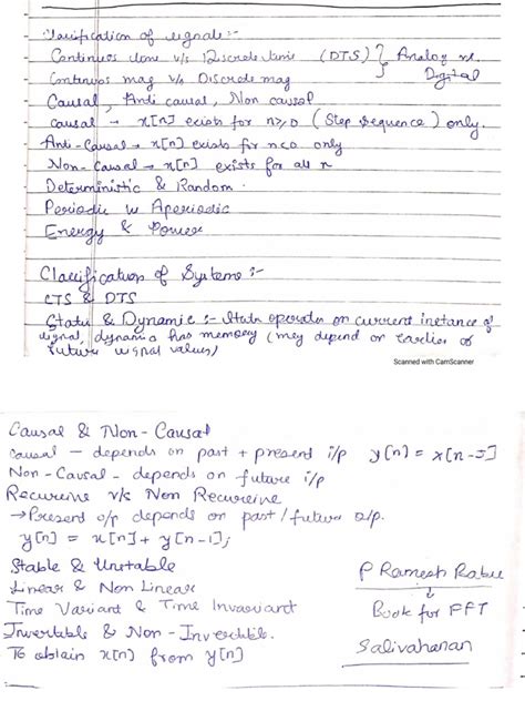Digital Signal Processing Notes Pdf