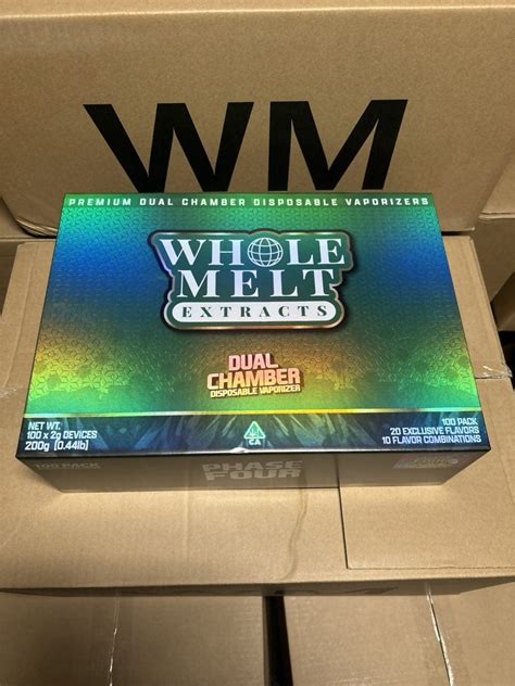 Buy New Whole Melts Phase 4 Whole Melt Extracts And 2g Disposables