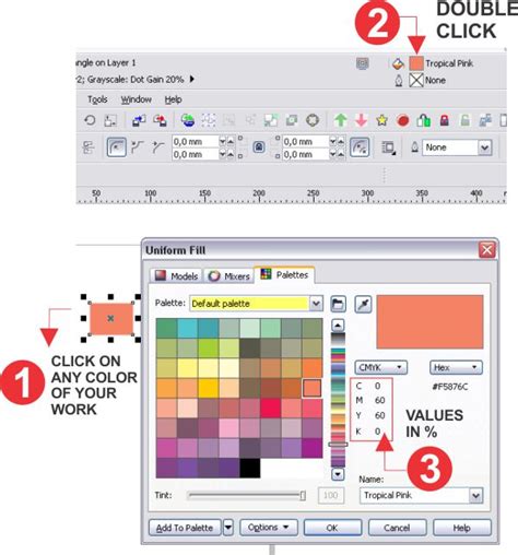 Summary CMYK In Corel File Color Management And Print Production General Graphics