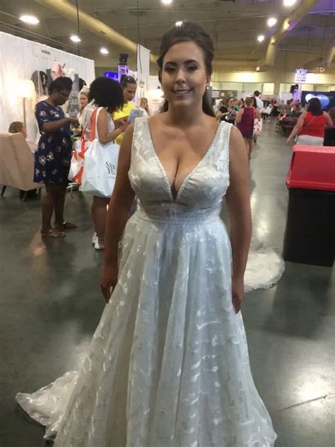 When The Wedding Dress Shows More Cleavage Then Normal Scrolller