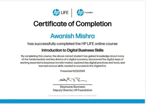 Im Excited To Share That I Have Completed The Digital Skills Business