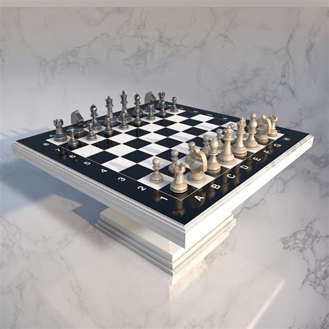 Ajedrez Gratis 3d Modelos Descargar Free3d
