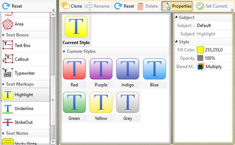 PDF XChange Co Ltd Knowledge Base How Do I Save And Access Customized Tool Styles In PDF