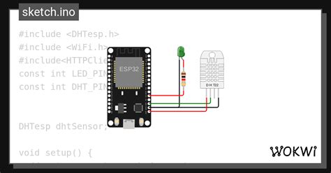 溫溼度感測器 訊息傳送 Wokwi ESP STM Arduino Simulator 溫溼度感測器 訊息傳送 Wokwi ESP STM Arduino Simulator