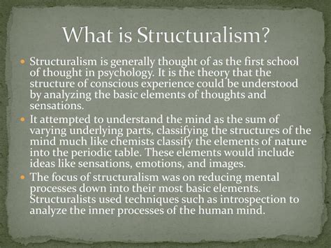 Ppt Structuralism In Psychology Powerpoint Presentation Free Download Id 2734199